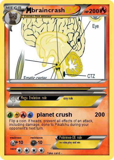 Pokémon braincrash - planet crush - My Pokemon Card