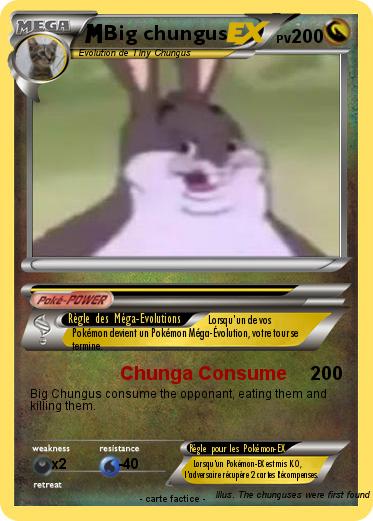 Pokémon Big chungus 448 448 - Chunga Consume - Ma carte Pokémon