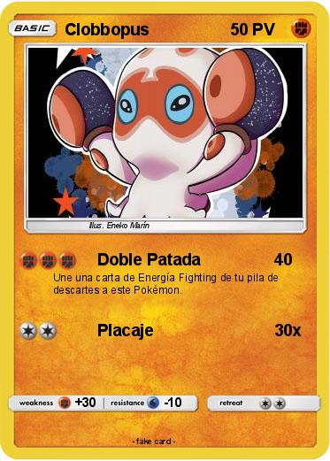 Pokémon Clobbopus 3 3 - Doble Patada - Mi carta pokémon