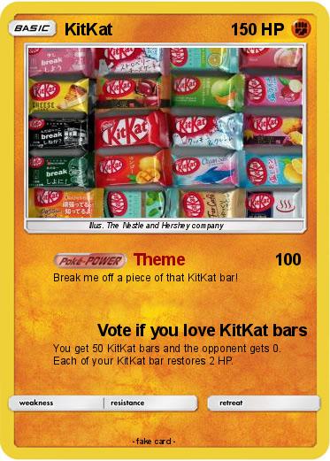 Pokémon KitKat 50 50 - Theme - My Pokemon Card