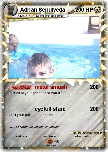 Pokémon Adrian Sepulveda - metal smash - My Pokemon Card
