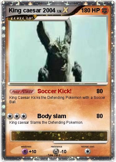 Pokémon King caesar 2004 2004 - Soccer Kick! - My Pokemon Card