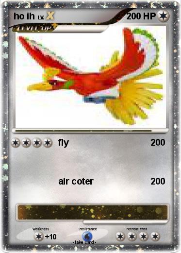 Pokémon ho ih 1 1 - fly - My Pokemon Card