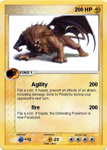 Pokémon 1 101895 101895 - Agility - My Pokemon Card