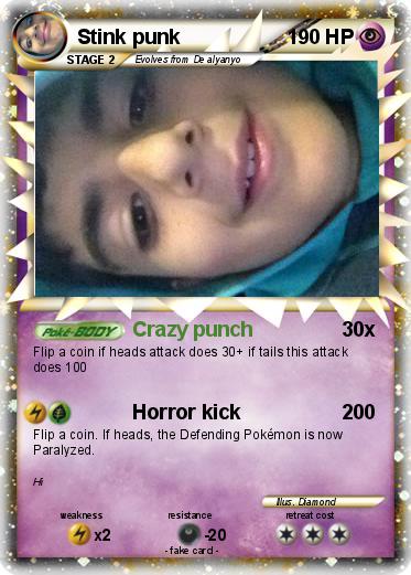 Pokémon Stink punk - Crazy punch - My Pokemon Card