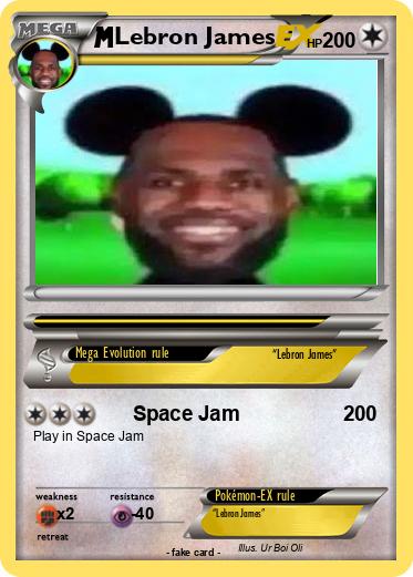 Pokémon Lebron James 806 806 - Space Jam - My Pokemon Card