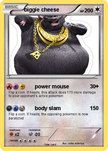Pokémon biggie cheese 60 60 - power mouse - My Pokemon Card