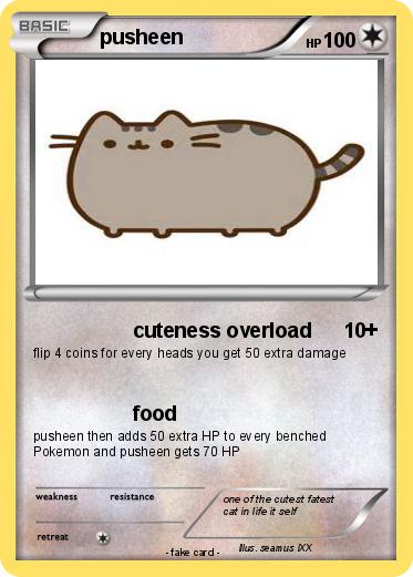 Pokémon pusheen 99 99 - cuteness overload - My Pokemon Card