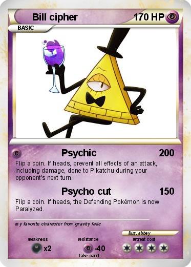 Pokémon Bill cipher 557 557 - Psychic - My Pokemon Card