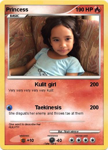 Pokémon Princess 1803 1803 - Kulit girl - My Pokemon Card