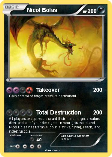 Pokémon Nicol Bolas 15 15 - Takeover - My Pokemon Card