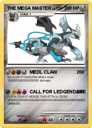 Pokémon THE MEGA MASTER - MEDL CLAW - My Pokemon Card
