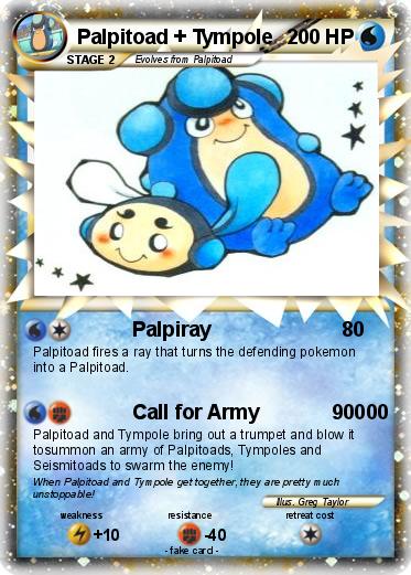 Pokémon Palpitoad Tympole - Palpiray - My Pokemon Card