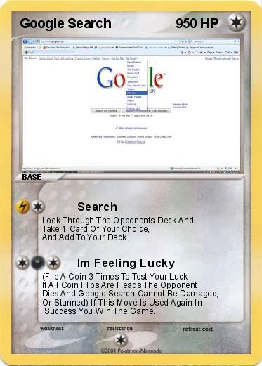 Pokémon Google Search 9 9 - Search - My Pokemon Card