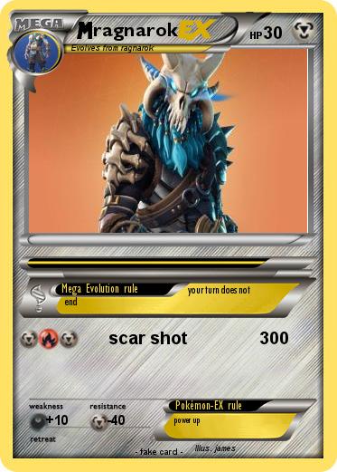 Pokémon ragnarok 48 48 - scar shot 300 - My Pokemon Card