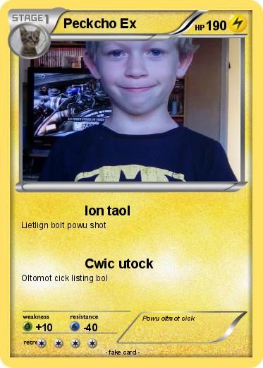 Pokémon Peckcho Ex - Ion taol - My Pokemon Card