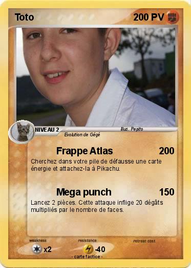 Pokémon Toto 239 239 - Frappe Atlas - Ma carte Pokémon