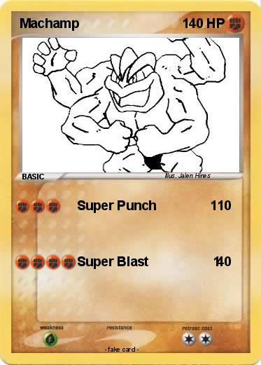 Pokémon Machamp 75 75 - Super Punch 1 - My Pokemon Card
