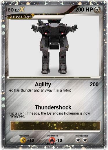 Pokémon leo 1593 1593 - Agility - My Pokemon Card