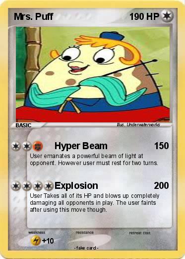 Pokémon Mrs Puff 13 13 - Hyper Beam - My Pokemon Card