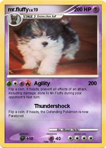 Pokémon mr fluffy 19 19 - Agility - My Pokemon Card