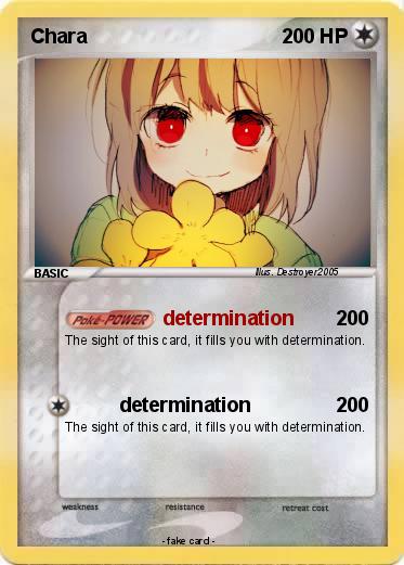 Pokémon Chara 163 163 - determination - My Pokemon Card