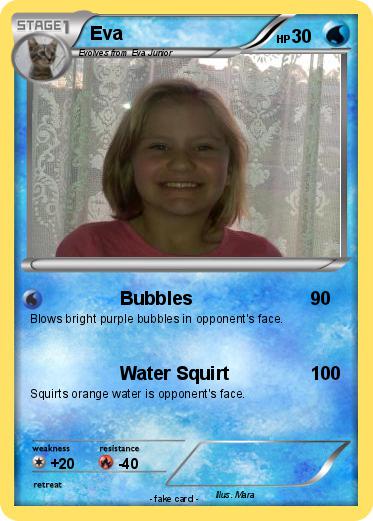 Pokémon Eva 257 257 - Bubbles - My Pokemon Card