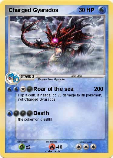 Pokémon Charged Gyarados - Roar of the sea - My Pokemon Card