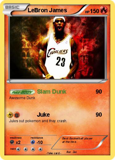 Pokémon LeBron James 468 468 - Slam Dunk - My Pokemon Card