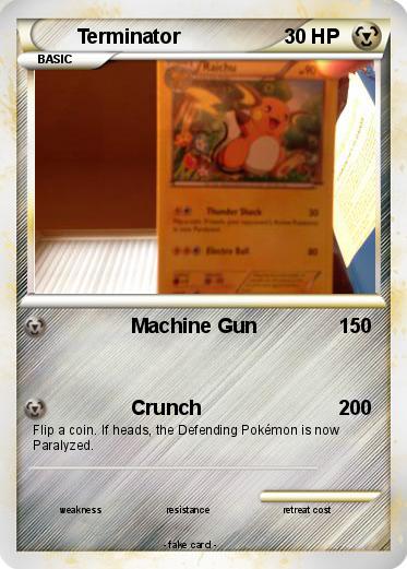 Pokémon Terminator 615 615 - Machine Gun - My Pokemon Card