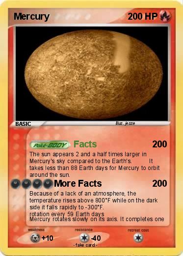 Pokémon Mercury 47 47 - Facts - My Pokemon Card