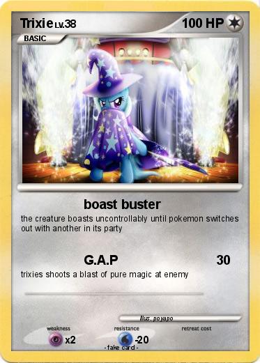 Pokémon Trixie 30 30 - boast buster - My Pokemon Card