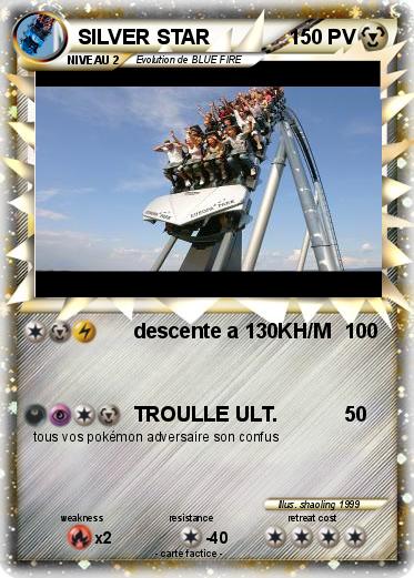 Pokémon SILVER STAR 5 5 - descente a 130KH/M - Ma carte Pokémon