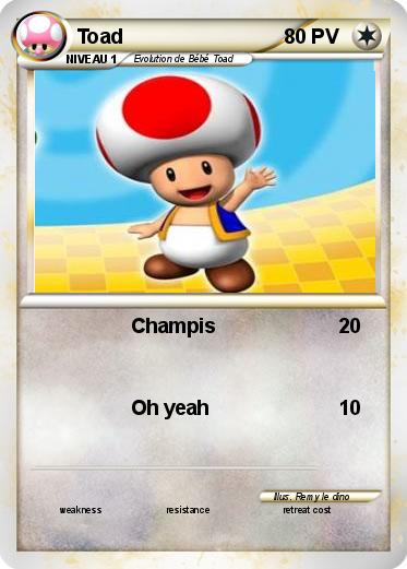 Pokémon Toad 190 190 - Champis - Ma carte Pokémon