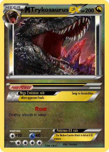 Pokémon Trykosaurus 2 2 - Roar - My Pokemon Card