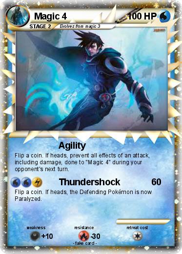 Pokémon Magic 4 4 - Agility - My Pokemon Card