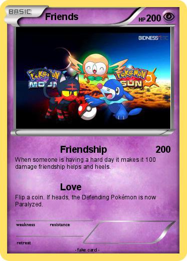 Pokémon Friends 178 178 - Friendship - My Pokemon Card