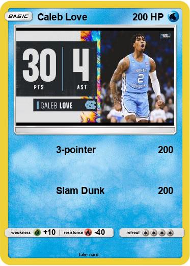 Pokémon Caleb Love - 3-pointer - My Pokemon Card