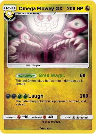 Pokémon Omega Flowey GX - Soul Magic - My Pokemon Card