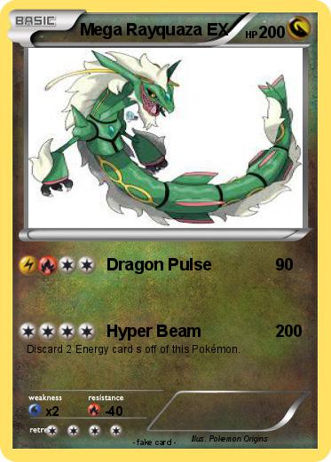Pokémon Mega Rayquaza EX 1 1 - Dragon Pulse - My Pokemon Card