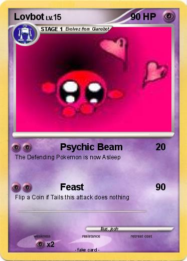 Pokémon Lovbot - Psychic Beam - My Pokemon Card