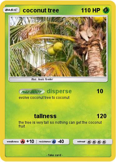 Pokémon coconut tree 1 1 - disperse - My Pokemon Card