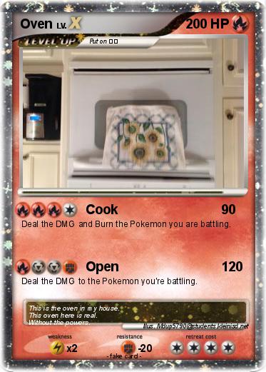 Pokémon Oven 15 15 - Cook - My Pokemon Card