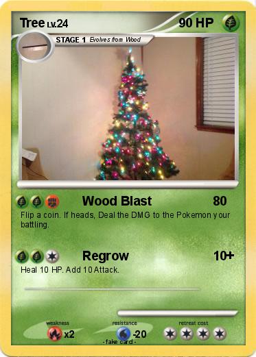 Pokémon Tree 942 942 - Wood Blast - My Pokemon Card