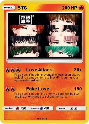 Pokémon BTS 22 22 - Love Attack - My Pokemon Card