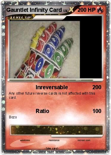 Pokémon Gauntlet Infinity Card - Inreversable - My Pokemon Card
