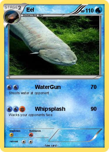 Pokémon Eel 13 13 - WaterGun - My Pokemon Card