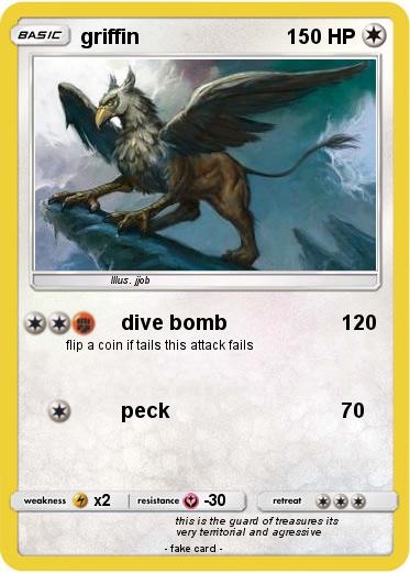 Pokémon griffin 229 229 - dive bomb - My Pokemon Card