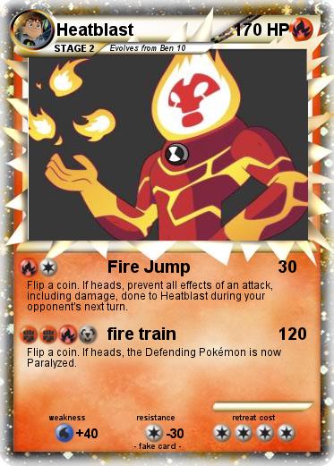 Pokémon Heatblast 83 83 - Fire Jump - My Pokemon Card