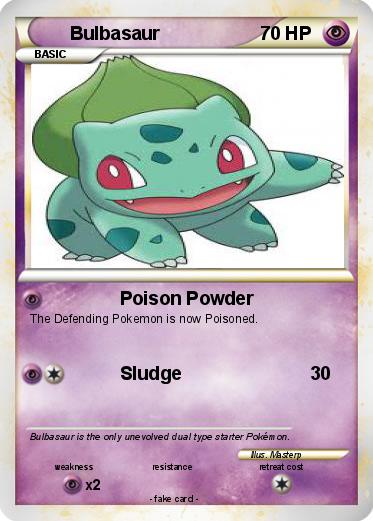 Pokémon Bulbasaur 814 814 - Poison Powder - My Pokemon Card